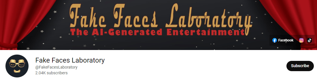 Fake Faces Laboratory- Fun with AI – YouTube Selection